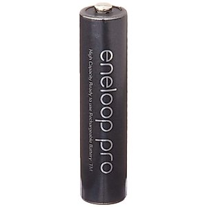 Panasonic Eneloop Pro AAA 950mAh Min 900mAh, High Capacity, Ni-MH Pre-Charged Rechargeable 2 Batteries