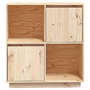 vidaXL Sideboard, Dresser Console Table Chest of Drawers, Accent Storage Cabinet for Living Room Dining Room, Modern Style, Solid Wood Pine