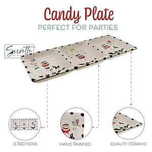 Servette Home Triple Chef Candy Plate