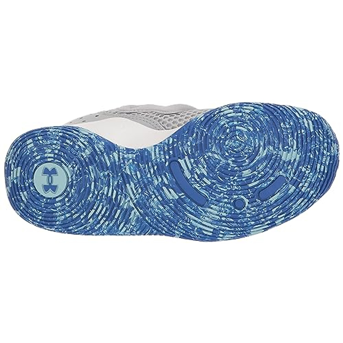 Under Armour Unisex Pre School Zone Basketball 2, (102) Mod Gray/Midnight Navy/Team Royal, 2, US