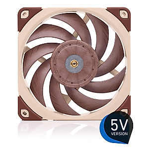 Noctua NF-A12x25 5V, Premium Quiet Fan with USB Power Adaptor Cable, 3-Pin, 5V Version (120mm, Brown)