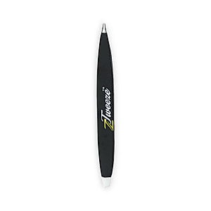 Slant and Dual Ended Point Tips Tweezers Precision Crafted for Eyebrows Ingrown Hair two in one Tweezers for Ease of use Z-Tweeze PATENTED by DreamCut