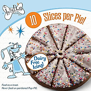The Lazy Dog Pup-Pie - Original Pup-Pie - Happy Birthday Dog Treat for a Special Dog, 5 oz. The Perfect Treat for Their Special Day!