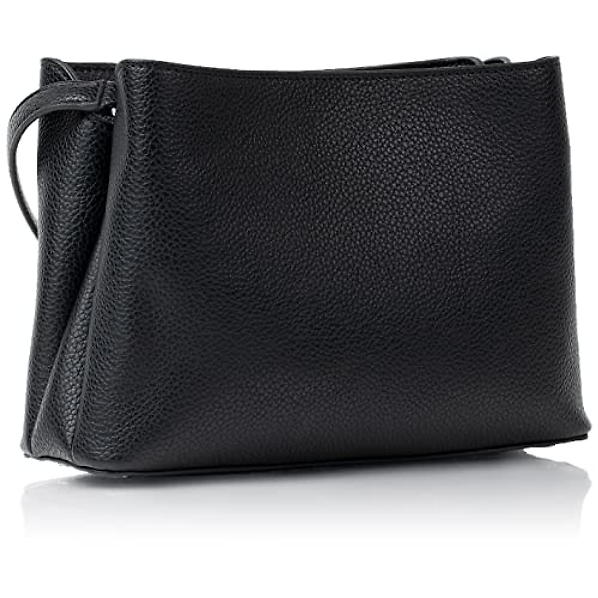 Calvin Klein Adeline Triple Compartment Crossbody, Black/Silver,One Size