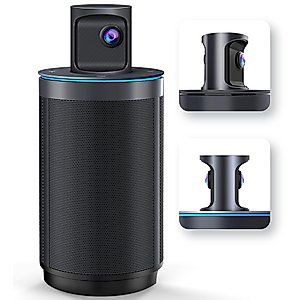 KanDao Meeting 360 Video Conference Camera, 8K Captured 1080P 360-degree Meeting Room Camera, 8*Mics, 20W Speaker, 4-in-one USB Conference Webcam, Smart Tracking Zooming, Wide-Angle, Plug & Play