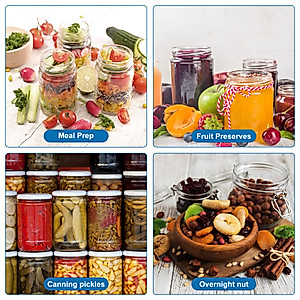 GVsmart Electric Mason Jar Vacuum Sealer, Canning Sealing Kit for Food Storage, Kitchen Gifts for Home, Vacuum Pump Mason Jar Sealer, Wide and Regular Mouth Mason Lids for Cans and Bottles