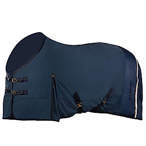 HORZE Montauk Breathable Mesh Summer Horse Sheet - Night Dark Blue - 75 in