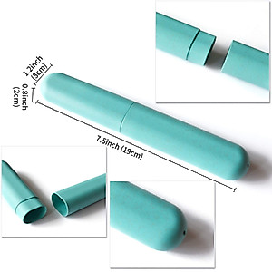 4 Pack Travel Toothbrush Case Portable Toothbrush Holder Toothbrush Travel Containers for Travel Business Trip Home Camping School