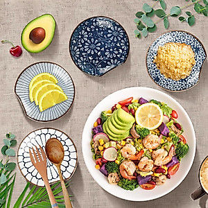 Spoon Rest for Stove Top 4 Pcs, 4.8" Spoon Holder Ceramic Spoon Rest for Kitchen Counter Dining-Table, Heat Resistance Kitchen Spoon Utensil Rest for Coffee Spoons,Ladles,Tongs,Spatula