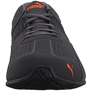 PUMA Mens Cell Surin 2 Cross Trainer, MATTE Asphalt-PUMA Mens Black-Shocking Orange, 9.5