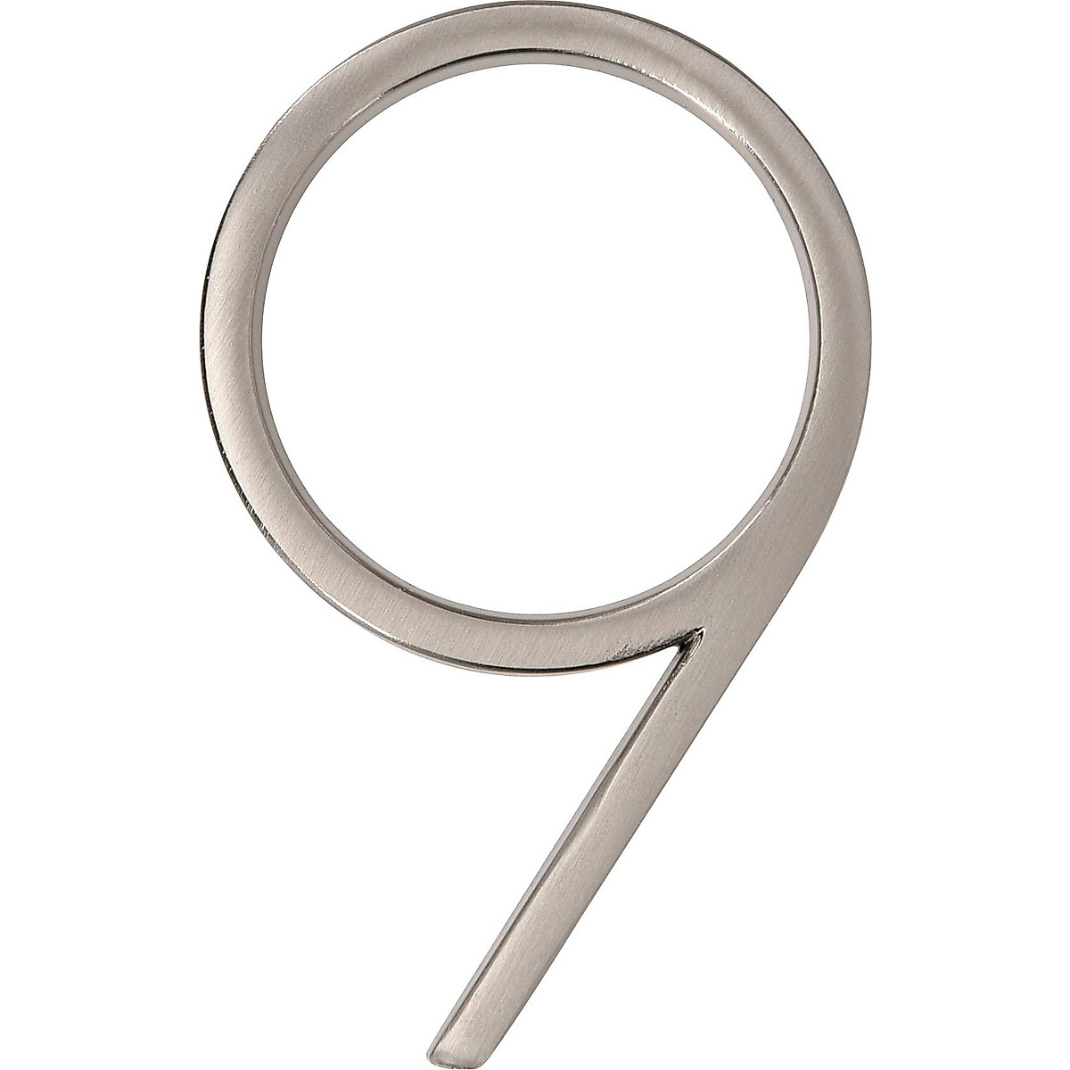 Distinctions 844709 Upgraded 5" Brushed Nickel 5" Floating House Number 9