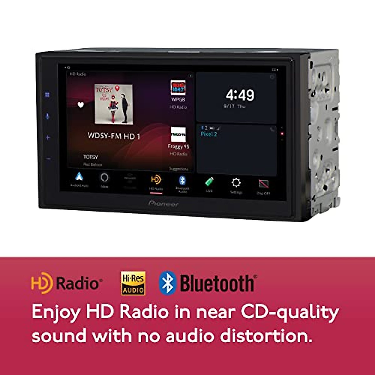 Pioneer DMH-W4660NEX 6.8” – Amazon Alexa Built-in, Android Auto, Apple CarPlay, Bluetooth - Multimedia Digital Media Receiver