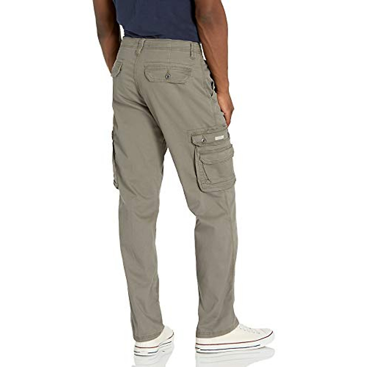 Lee Men's Wyoming Relaxed Fit Cargo Pant, Sagebrush, 36W x 32L