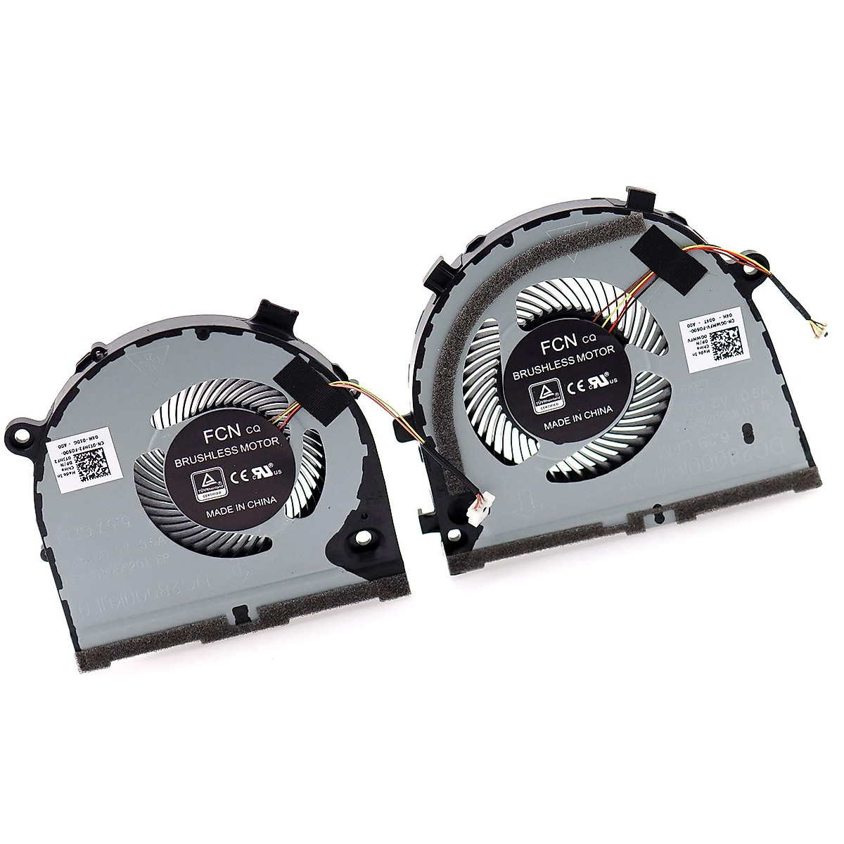 Deal4GO CPU Cooling Fan & GPU Fan Replacement for Dell Gaming Laptop G Series G3 3579/G3 3779/G5 5587 DC28000KVF0 DC28000KUF0 0TJHF2 0GWMFV