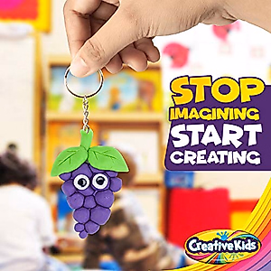 Creative Kids Air Dry Clay Modeling Crafts Kit for Children - Super Light Nontoxic - 30 Vibrant Colors & 3 Clay Tools - STEM Educational DIY Molding Set – Gift for Boys & Girls 4+