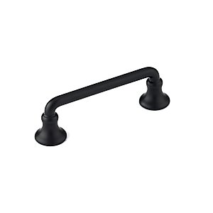 Richelieu Hardware BP873900 Toulon Collection 3-inch (76 mm) Center-to-Center Matte Black Traditional Round Cabinet and Drawer Pull Handle for Kitchen, Bathroom, and Furniture