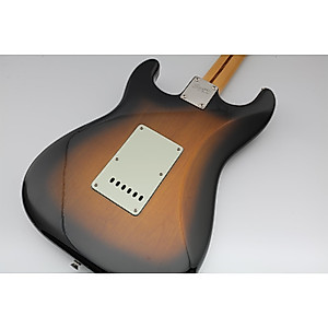 Musiclily Vintage Style Strat Back Plate Tremolo Cover Backplate for Fender USA/Mexican Made Standard Stratocaster Modern Style Electric Guitar,3Ply Mint Green