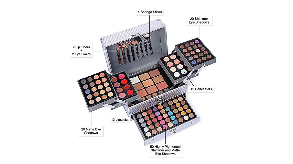 132 Color All-In-One Makeup Gift Set - Complete Cosmetics Kit for Any Look