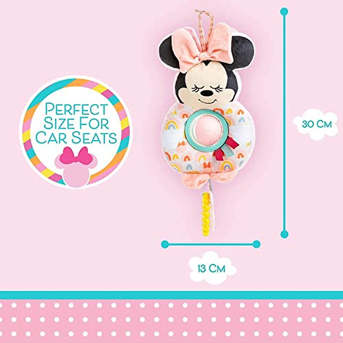 KIDS PREFERRED Disney Baby Minnie Mouse Spinner Ball On The Go Activity Toy