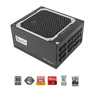 Antec Signature Series SP1300, 80 PLUS Platinum Certified, 1300W Full Modular with OC Link Feature, PhaseWave Design, Full Top-Grade Japanese Caps, Zero RPM Mode, 135 mm FDB Silence & 10-Year Warranty