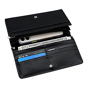 Dia de Los Muertos Fun Women's Wallet Clutch - Mexican Clutch for Women - Sugar Skull Women's Wallet Clutch