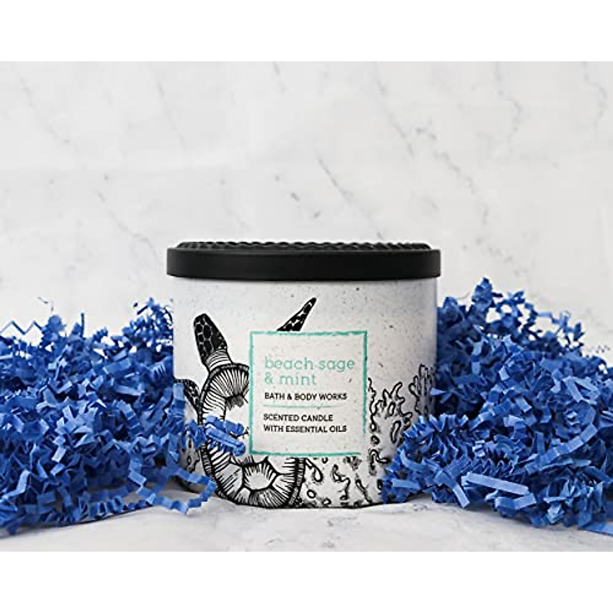 MagicWater Supply Crinkle Cut Paper Shred Filler (1/2 LB) for Gift Wrapping & Basket Filling - Royal Blue