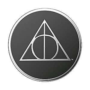 ​​​​PopSockets Phone Grip with Expanding Kickstand, PopSockets for Phone, Harry Potter- Enamel Deathly Hallows