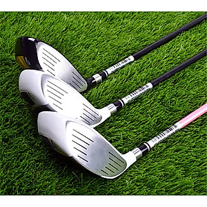 Wood Golf Club Kids 1# Golf Clubs Rod Golf Wood Driver Fairway Woods Junior Golf Putter 32''-36'' for 3-12 Years Old Girls Boys (Black&White,36'' for 9-12Y)