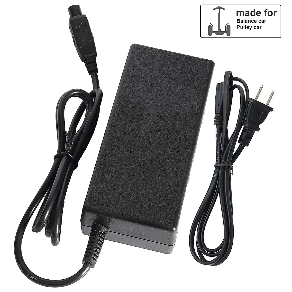 Fancy Buying 42V 2A 3-Prong Inline Connector Battery Charger for 10S Lithium Battery Power Cord Supply, Battery Charger for Electric Scooter