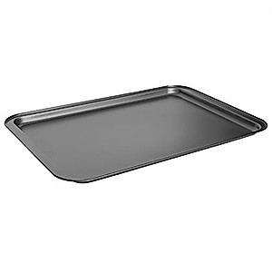 Non-Stick Steel Baking Sheet by Home Basics | Perfect for Cookies & Pastries | Easy-to-Clean | Oven Safe | 12 x 18 Inches