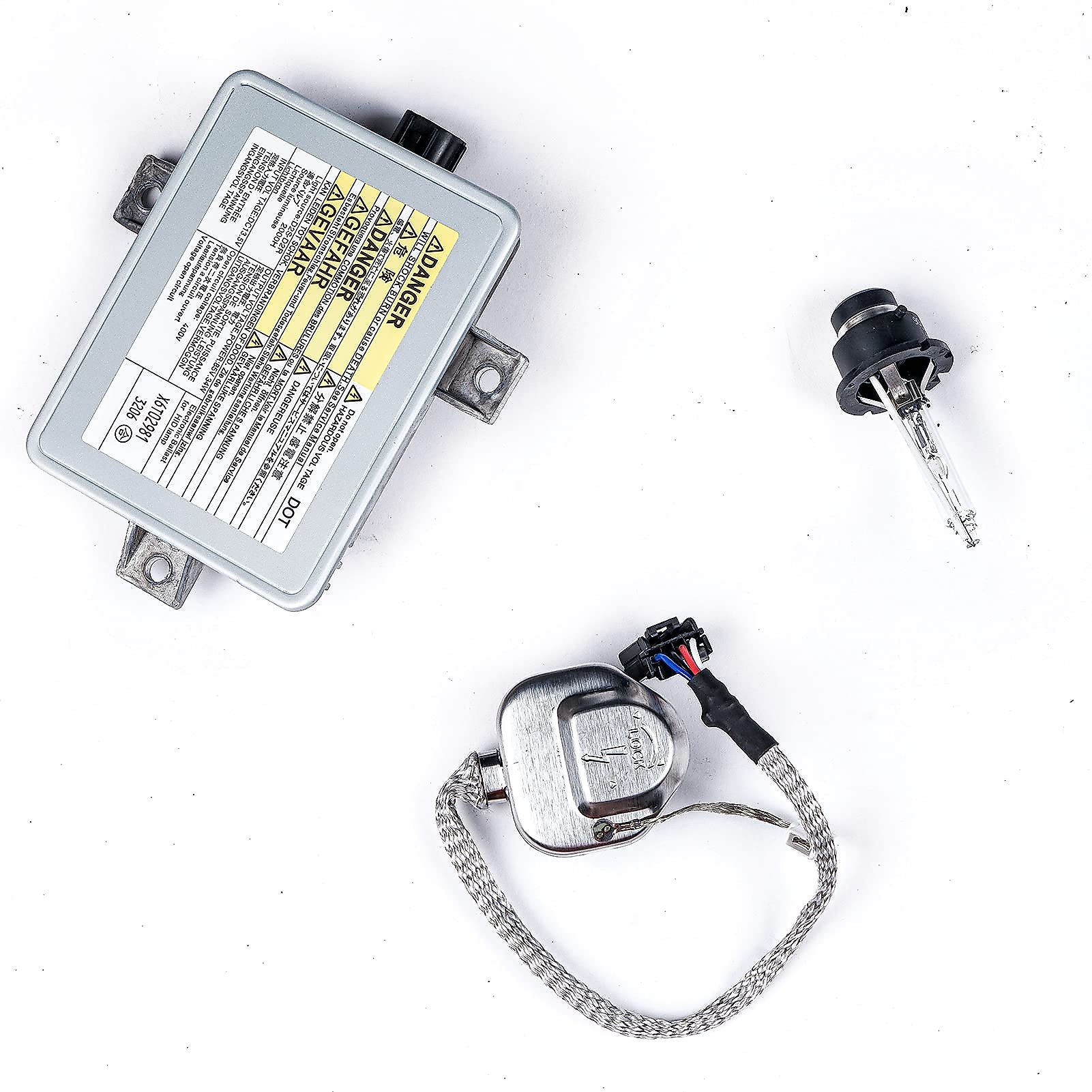 W3T14371 Xenon HID Headlight Ballast Control Unit W/D2S Bulb & Igniter Module Compatible with 02-05 Acura TL/TSX/TL Type-S 04-09 Honda S2000 04-06 Mazda 3