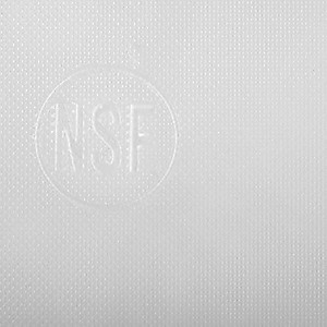 Thirteen Chefs Plastic Cutting Board - Large Commercial Chopping Boards - White, 30 x 18 Inch