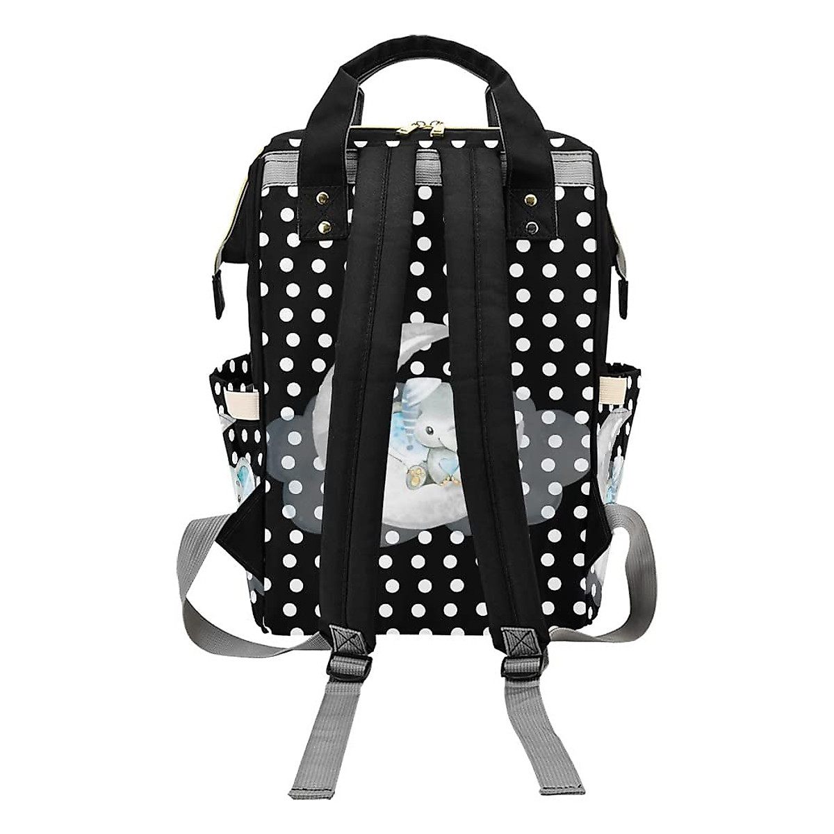 Anneunique Art Forest Animals Fox Diaper Bags Backpack with Name Personalized Baby Bag Nursing Nappy Bag Travel Tote Bag Gifts for Mom Girl 10 83 x 6 69 x 15 Inch