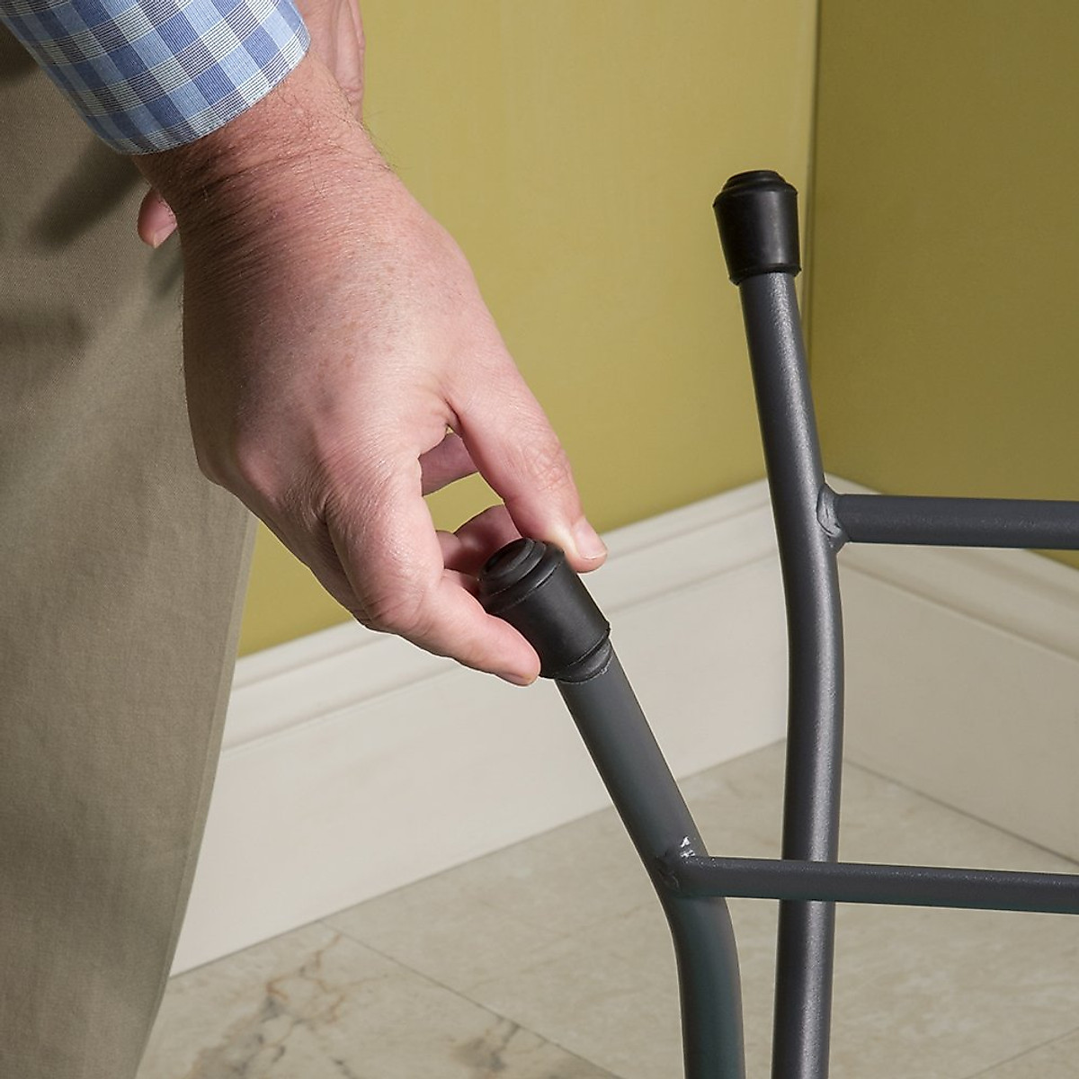 SoftTouch Rubber Leg Tip - (4 pieces), 3/4", Black - 4 Count (Pack of 1)