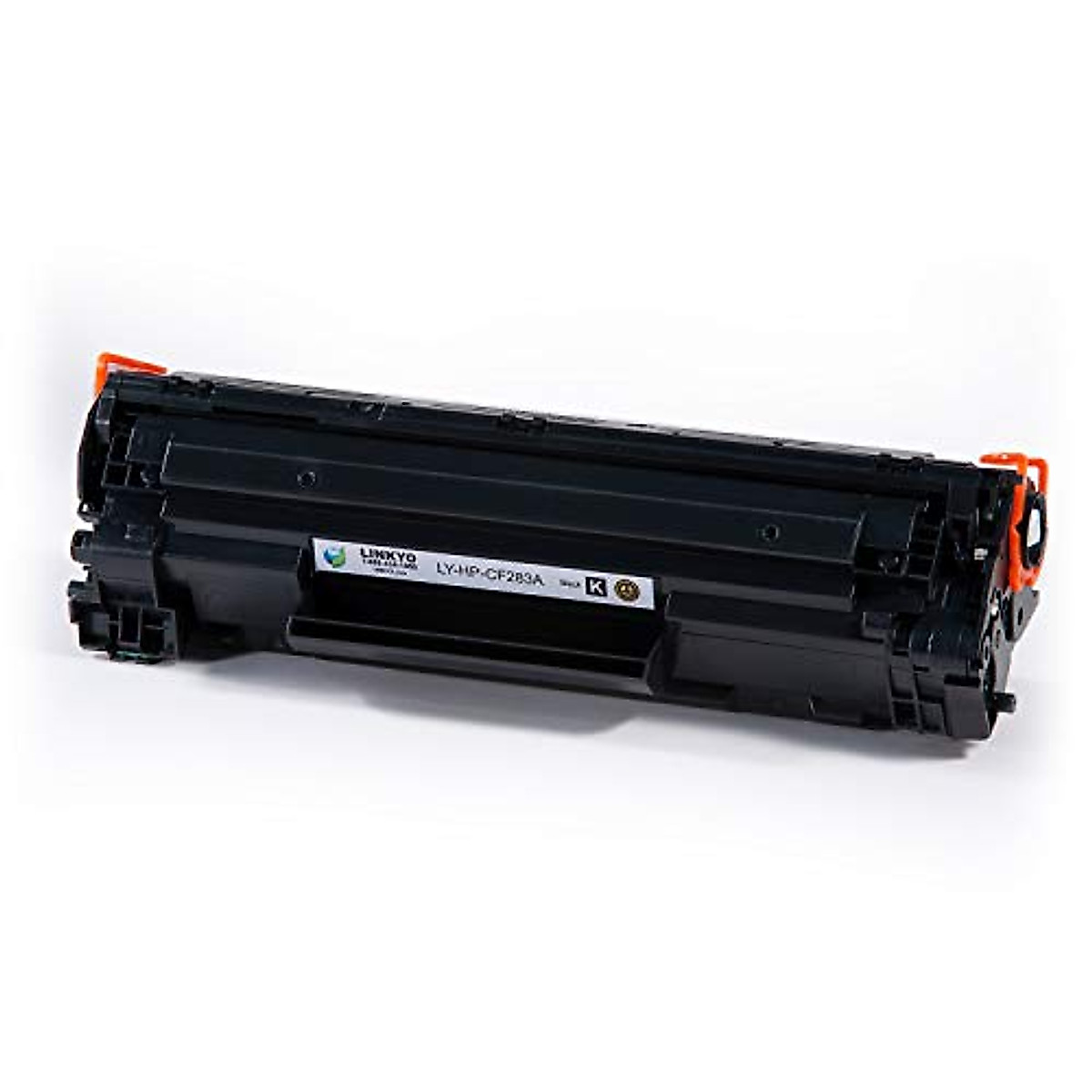 LINKYO Compatible Toner Cartridge Replacement for HP 83A CF283A (Black, 2-Pack)