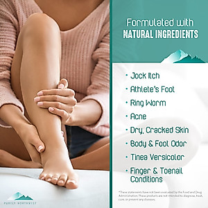 Purely Northwest Tea Tree Body Wash for Men and Women – Natural Tea Tree Oil Body Cleanser for Odor, Skin Irritations, Hydrating Shower Gel for Sensitive Skin, Gentle and Refreshing Body Wash