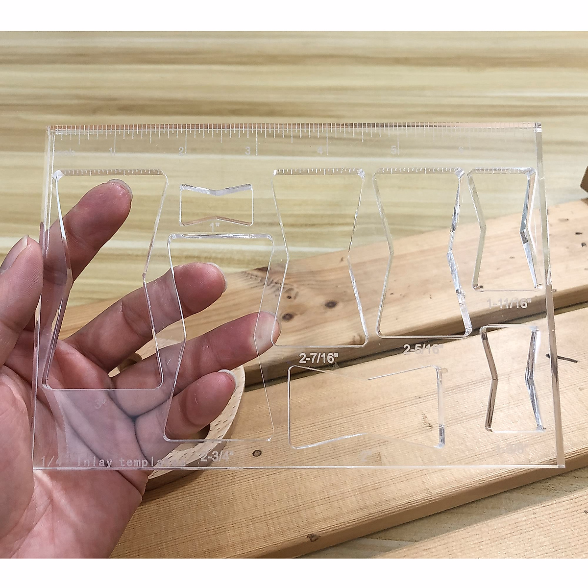 Hecfu 8 in 1 Router Template for Woodworking, Router Jig Bowtie Template, Bowtie Router Template Jig Kit, Butterfly Inlay Template Decorative