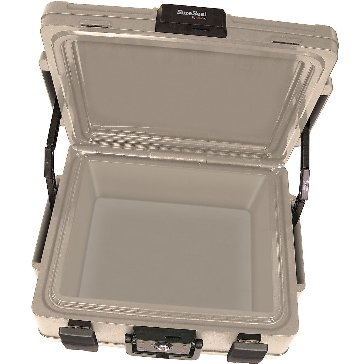 SureSeal by FireKing SS104-A 1 Hour Fireproof Waterproof Safe Chest, Fits Legal/Letter Sized Documents,0.38 CU FT Storage Capacity,Taupe