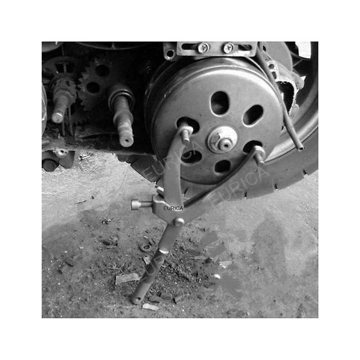 EUICAE Adjustable Wrench Clutch, Stainless Steel, 11.8in Length, Suitable for Different Distances and Sizes