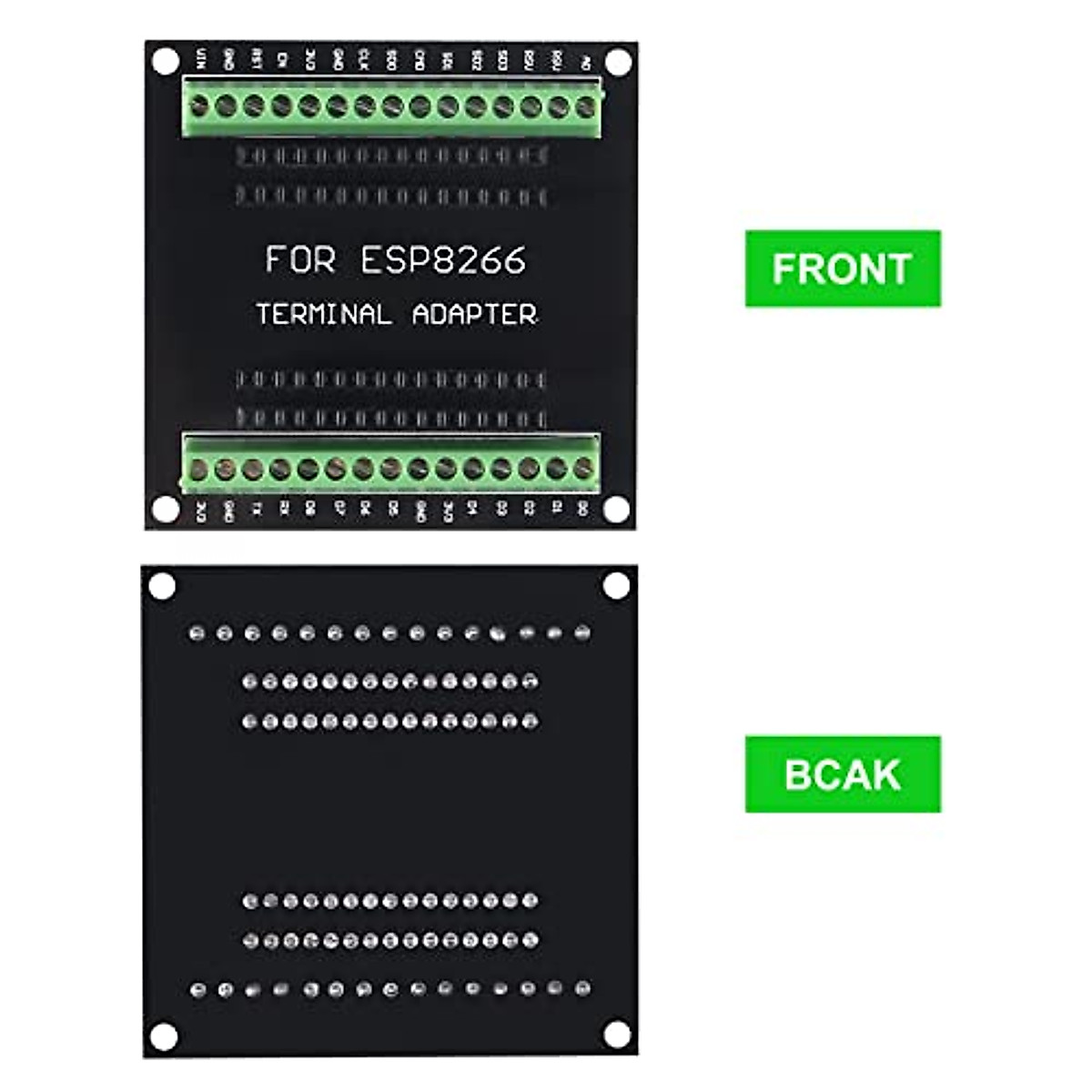 5PCS ESP8266 Breakout Board GPIO 1 into 2 for ESP8266 NodeMCU V3 CP2102 ESP-12E WiFi WLAN Wireless Development Board Module