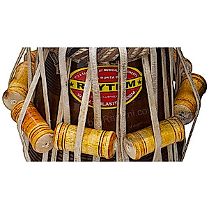 Mukta Das Tabla Set, Concert Quality, 3.5 Kilograms Chromed Copper Bayan, Sheesham Dayan with Padded Bag, Book, Hammer, Cushions, Cover, Kolkata Tabla Drums (PDI-AEB)