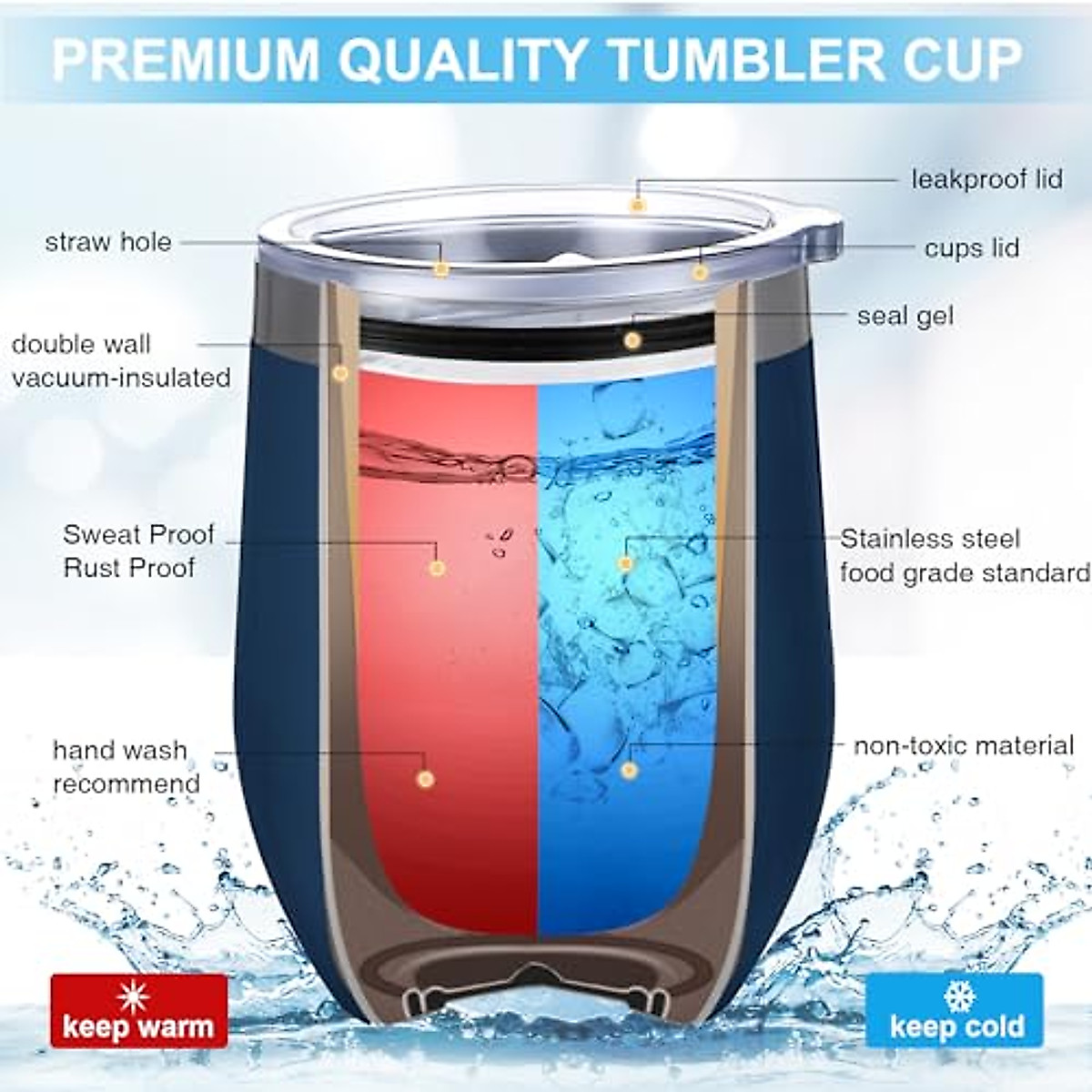 Thank You Gifts Coworker Leaving Farewell Appreciation Gifts with 12 oz Thank You for Being Awesome Wine Tumbler and Difference Keychains Gifts for Father Colleague Teacher Friends (Trendy, 32 Pcs)