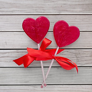 hapray 50-PCS Pink Glitter Plastic Swizzle Sticks, Crystal Cake Pops, Cocktail Coffee Drink Stirrers, Lolipop Stick, for Valentines Day Party 7.24 Inch