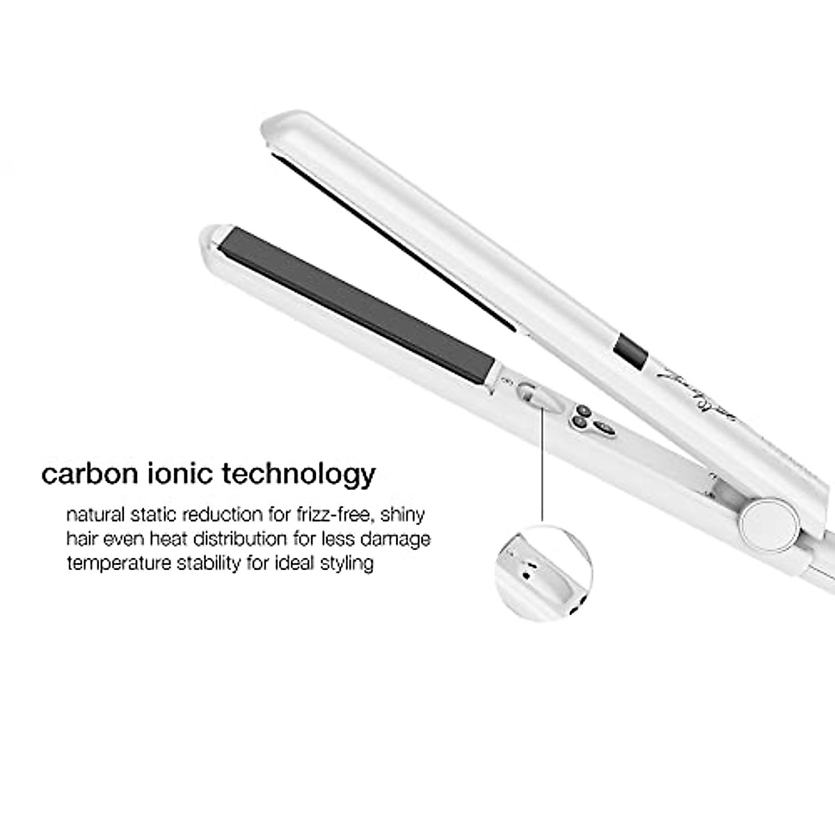 Conair Flat Iron, Carbon Infused 1" Digital Hair Straightener by Leandro Limited X Conair