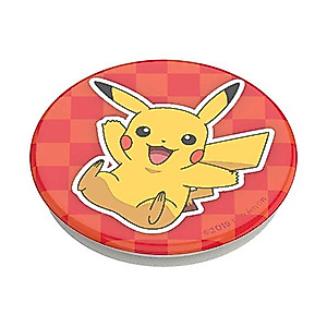 PopSockets: PopGrip with Swappable Top for Phones & Tablets - Pokemon - Pikachu