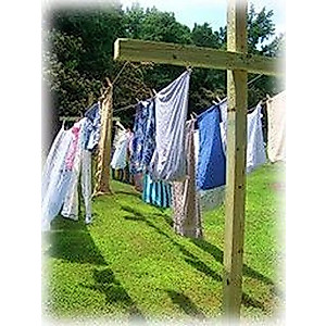 2 Pack Clothesline Spreader Super Quality 100% RUSTPROOF White