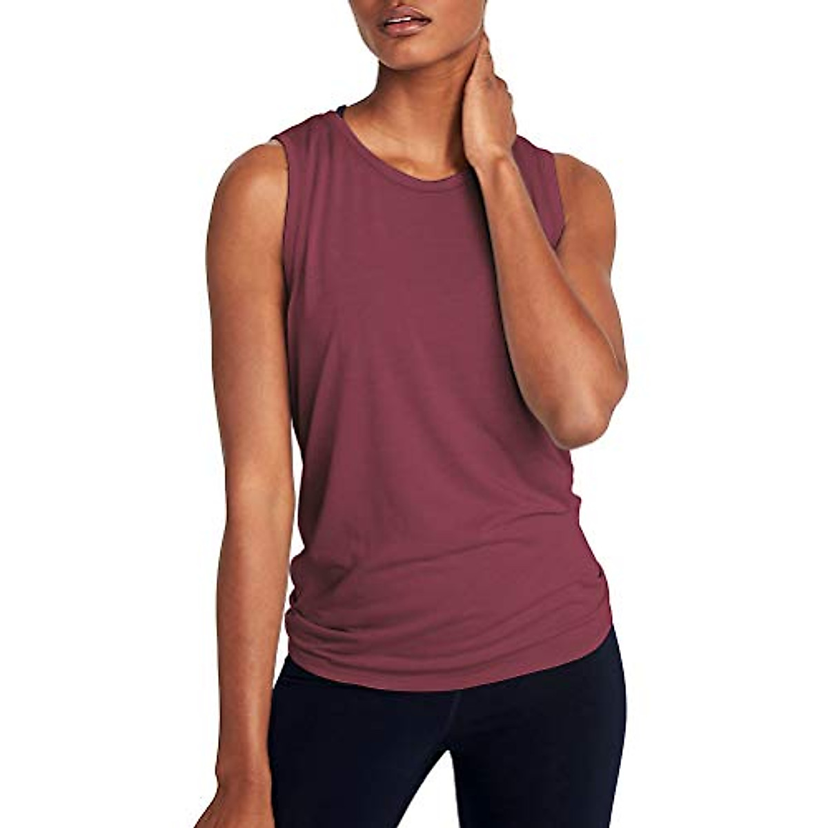 Mippo Workout Tank Tops for Women Cute Open Back Workout Tops Yoga Tops Athletic Workout Shirts Muscle Tanks Tennis Shirts Backless Tops for Women Magenta M