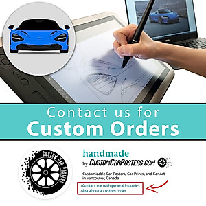 Custom Car Posters Audi S5 Sportback (2012-2016) Print Wall Art Decor Handmade - 8x10" Satin Print (Unframed)