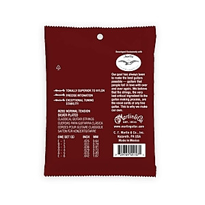 Martin Magnifico Classical Guitar Strings, Normal Tension (M265), Silver
