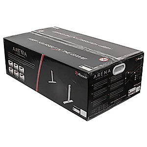 Arozzi Arena Ultrawide Curved Gaming and Office Desk with Full Surface Water Resistant Desk Mat Custom Monitor Mount Cable Management Cut Outs Under The Desk Cable Management Netting - Dark Grey